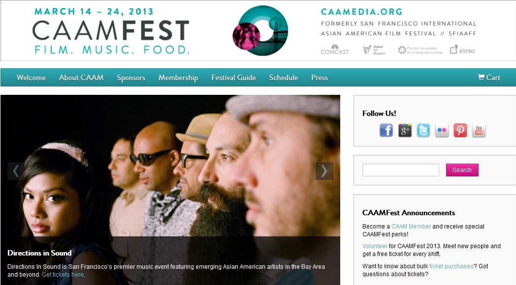 Plan Your CAAMFest 2013: Schedule of All Films + Events! – CAAM Home